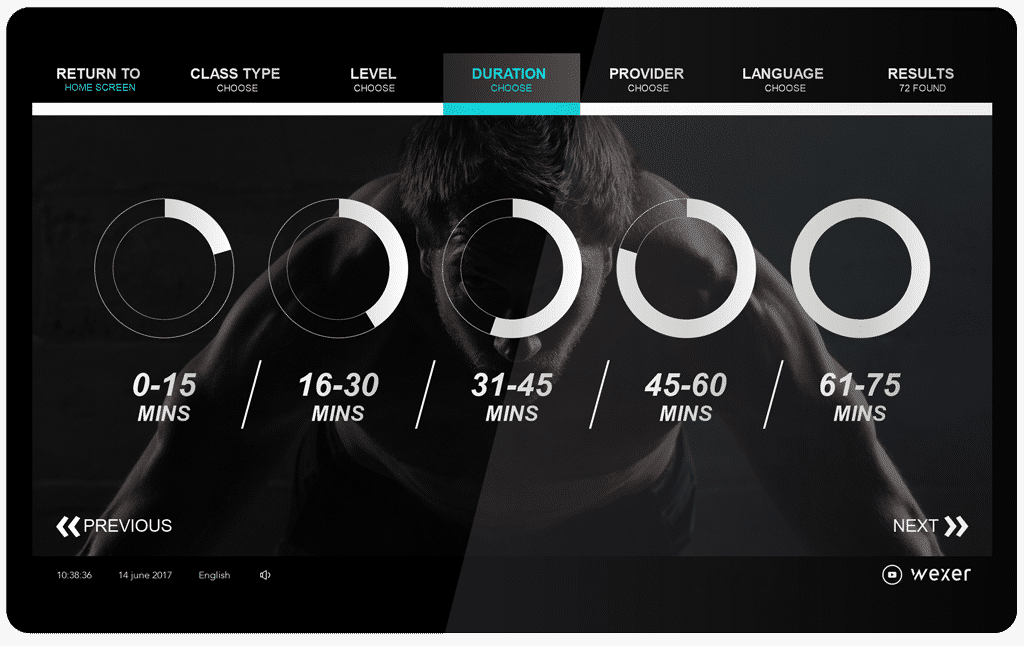 Virtual Fitness Solutions Technology for your Gym - Wexer